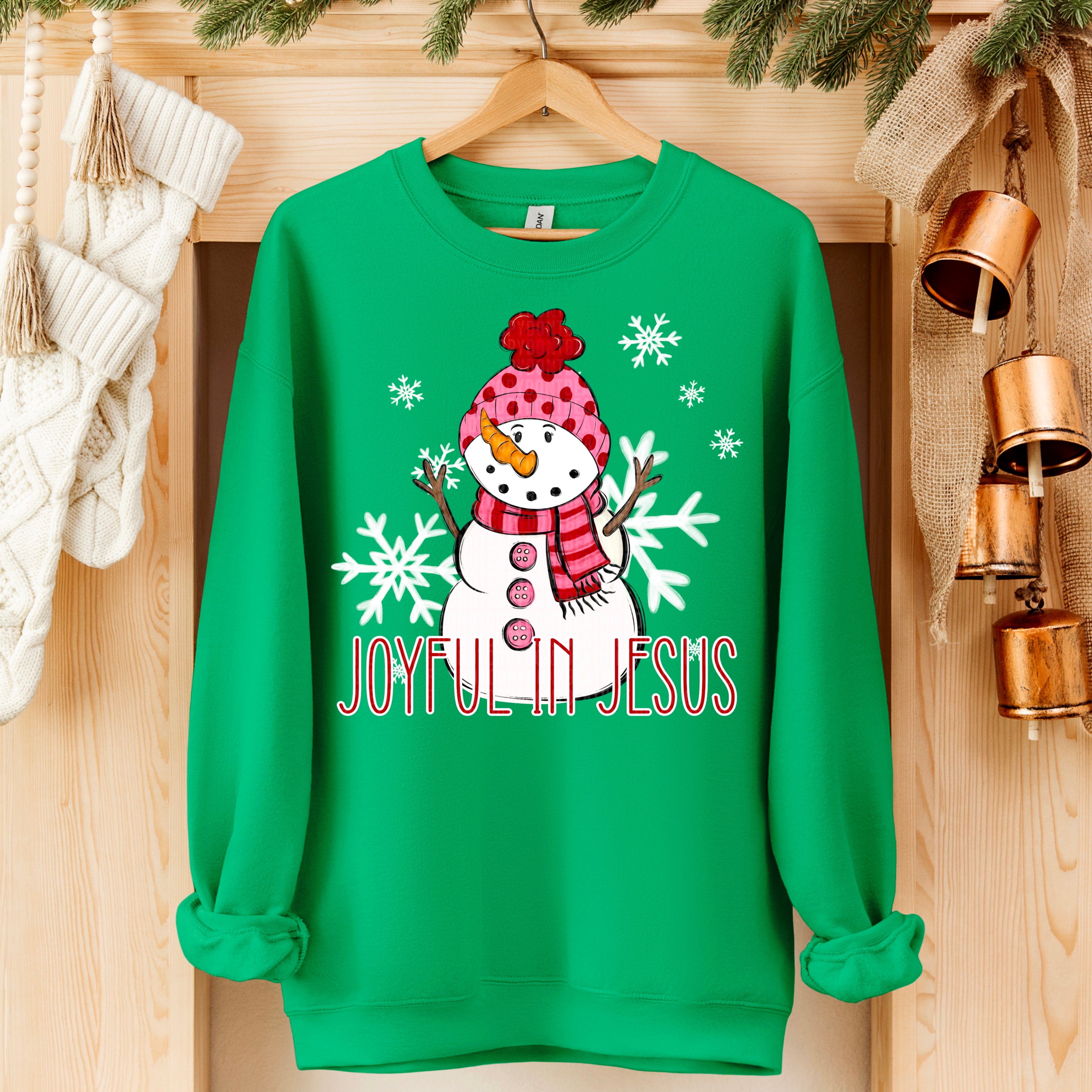 Joyful In Jesus Snowman TRANSFER SDD SEPT – Sassy Sublimation & Screen ...