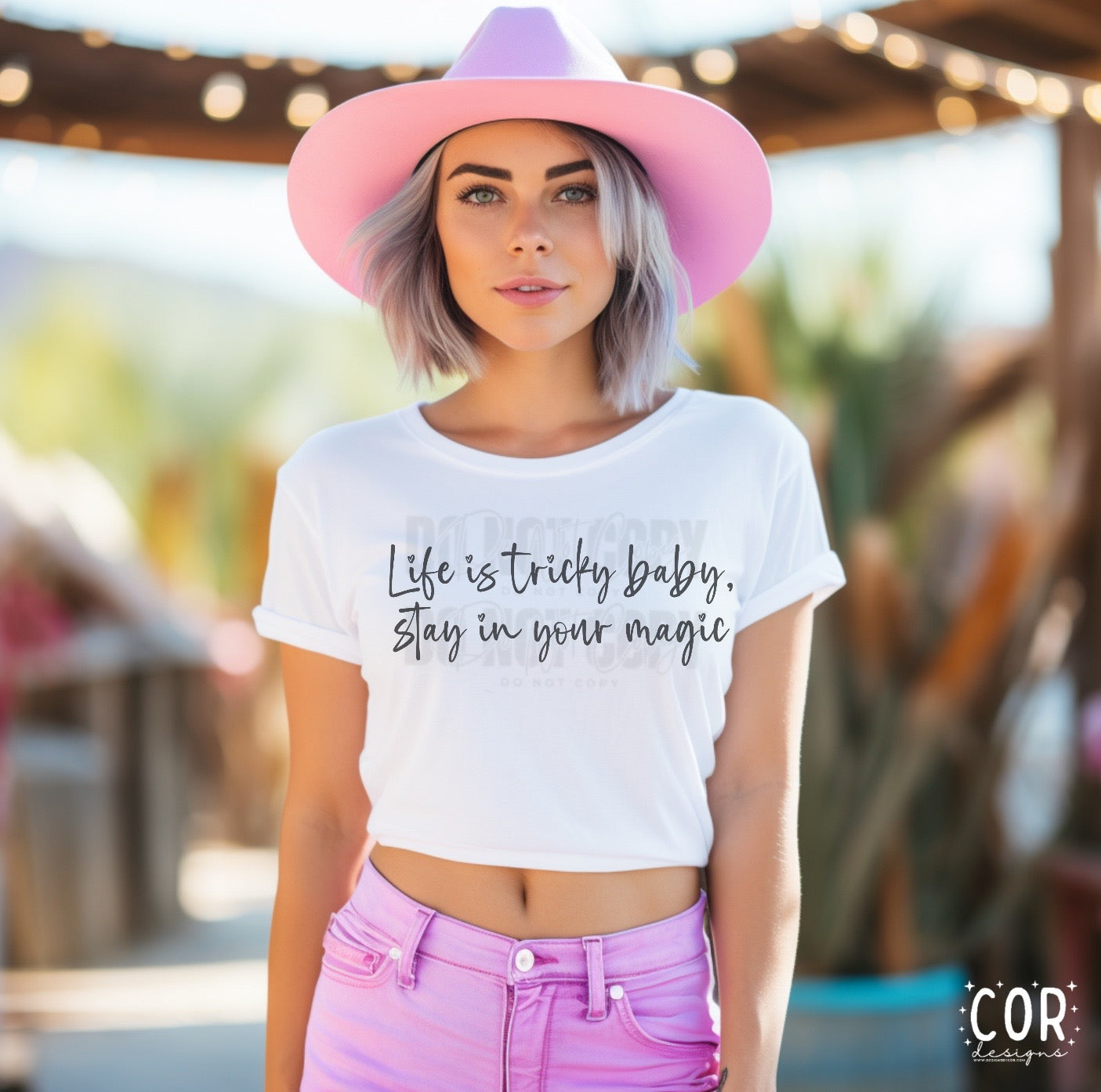 Life Is Tricky Baby Blk TRANSFER COR – Sassy Sublimation & Screen Prints