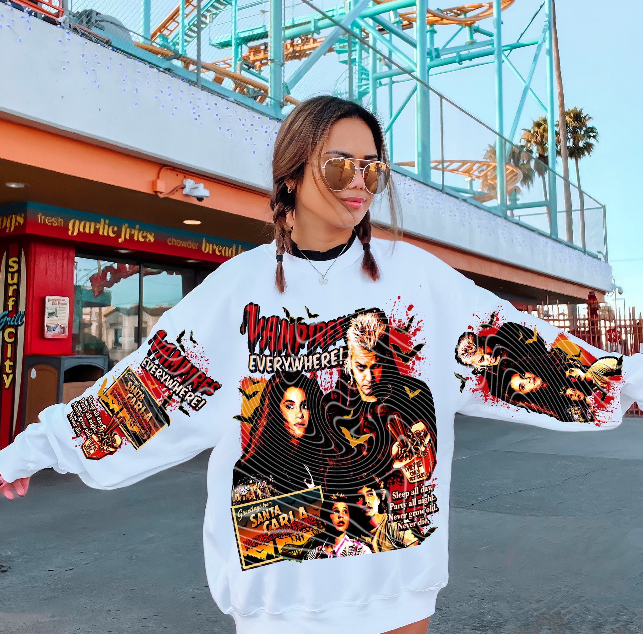 Vampires Everywhere Dropdown With SLEEVE OPTION DROPDOWN TRANSFER GRAV ...