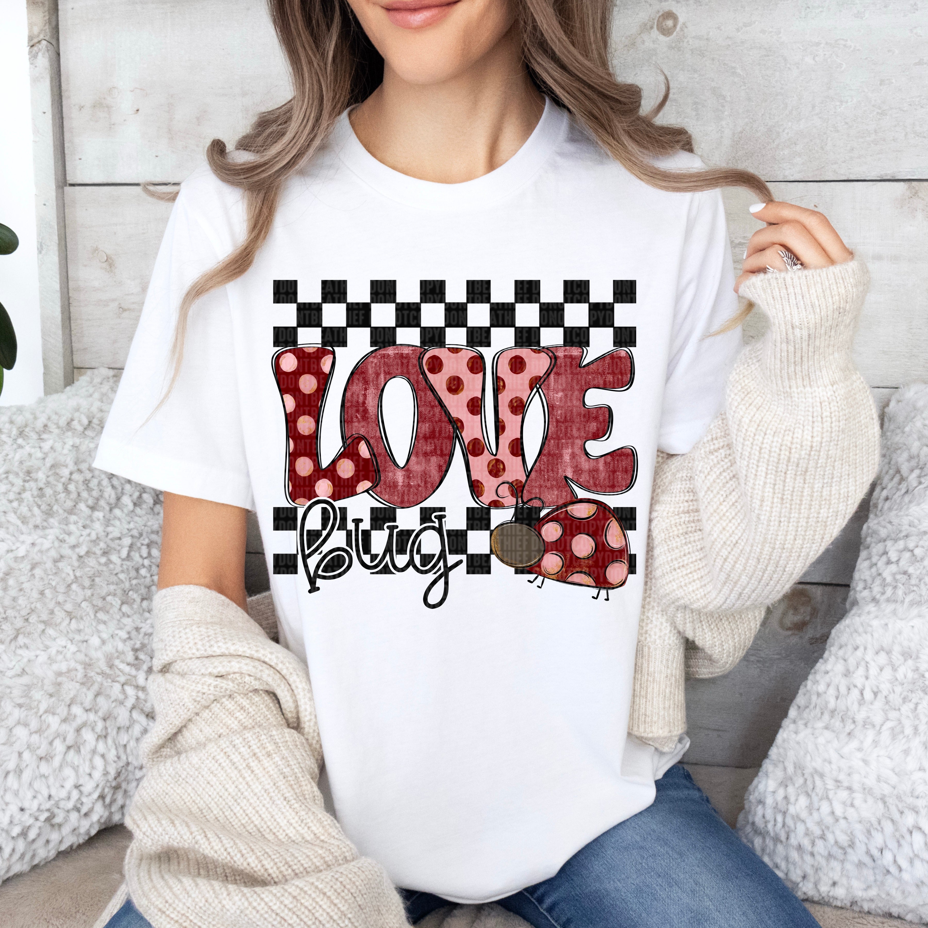Love Bug Lady Bug TRANSFER SDD – Sassy Sublimation & Screen Prints
