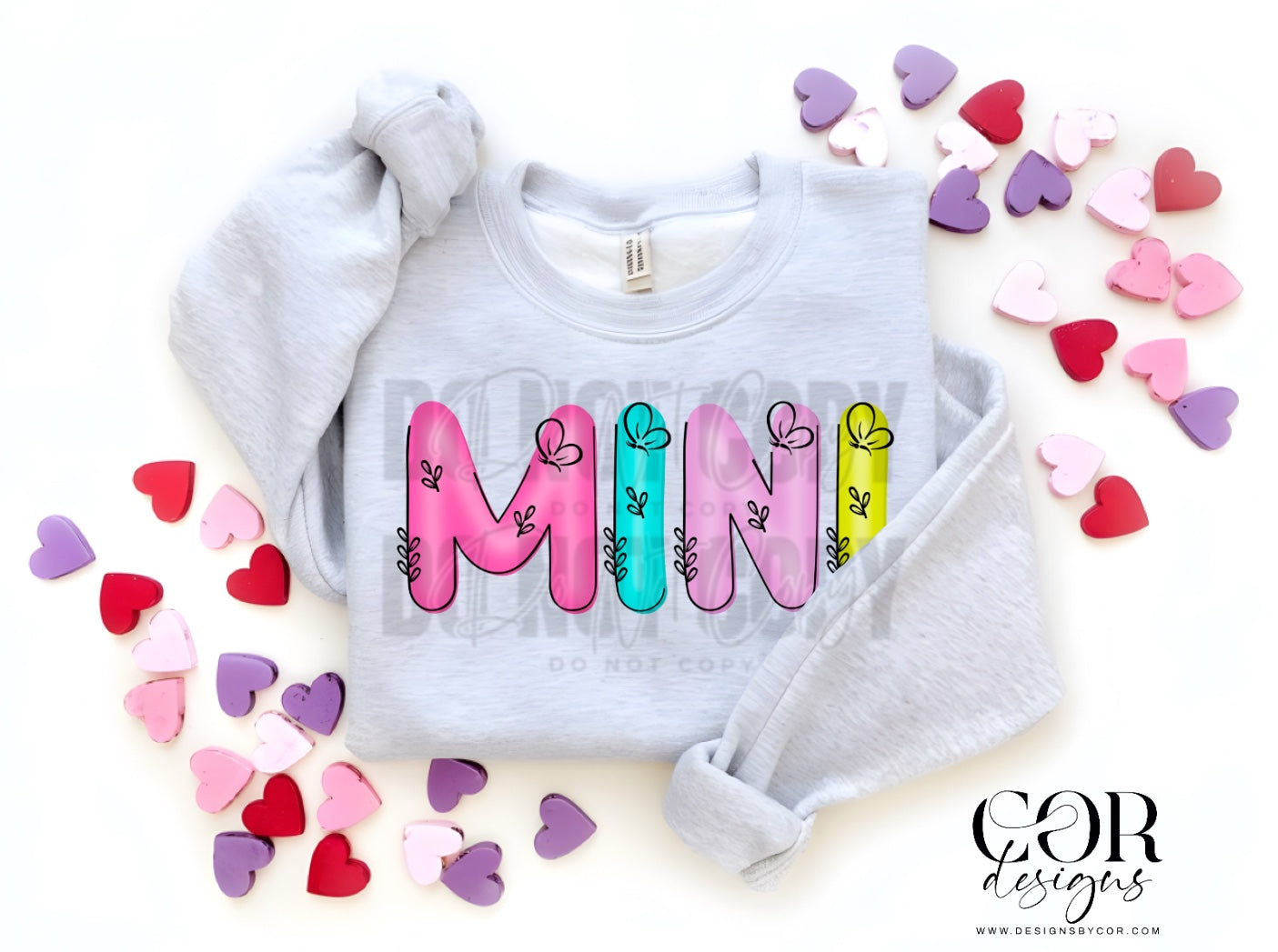 Mini Bubble Letters TRANSFER COR – Sassy Sublimation & Screen Prints