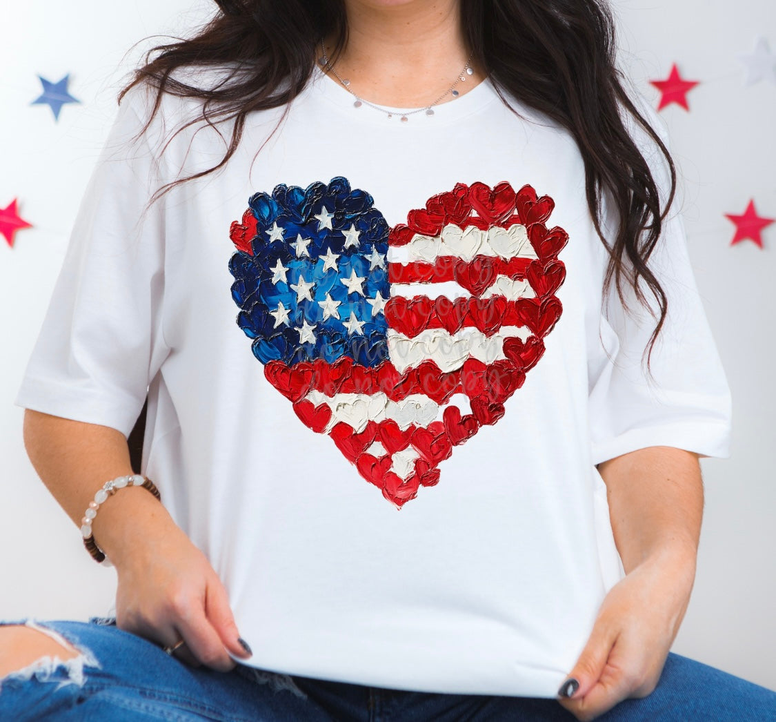 Paint Flag Heart Outline TRANSFER PARJO MAR 25 – Sassy Sublimation ...