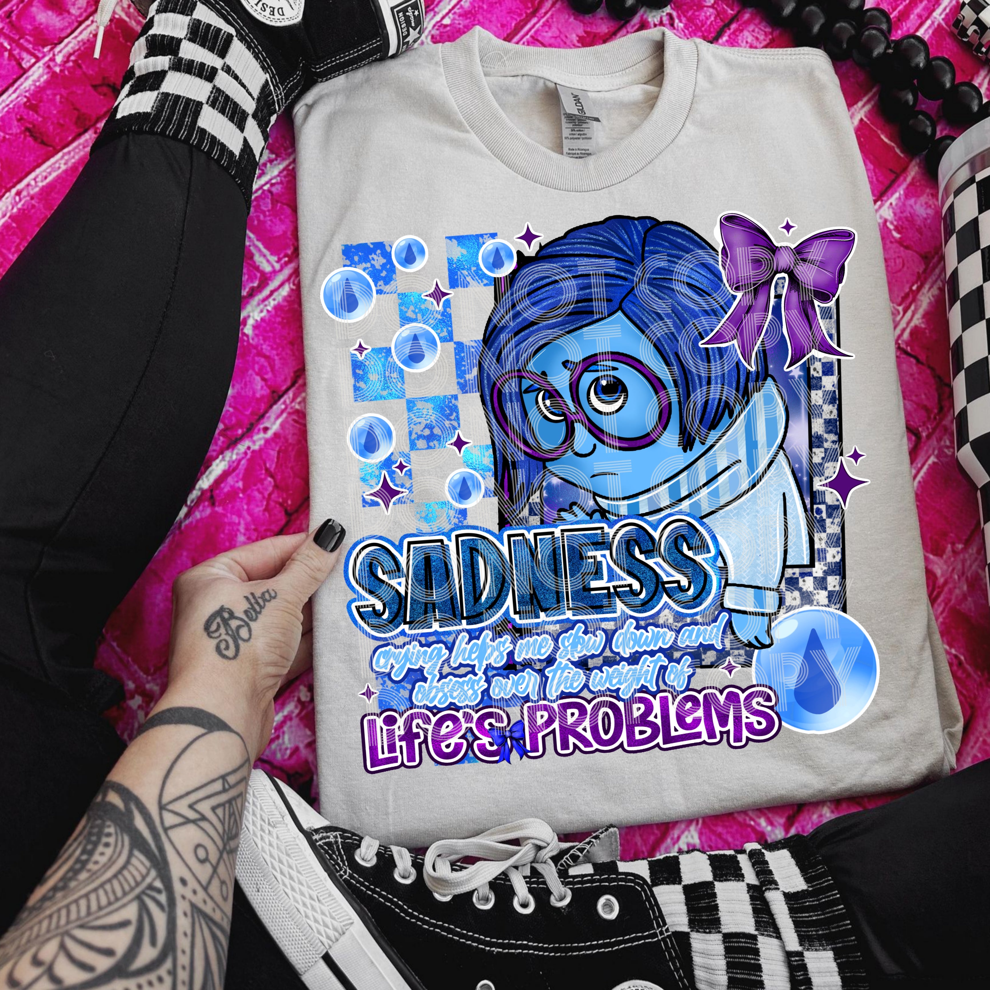 Crying Helps Me Slow Down TRANSFER RHD – Sassy Sublimation & Screen Prints