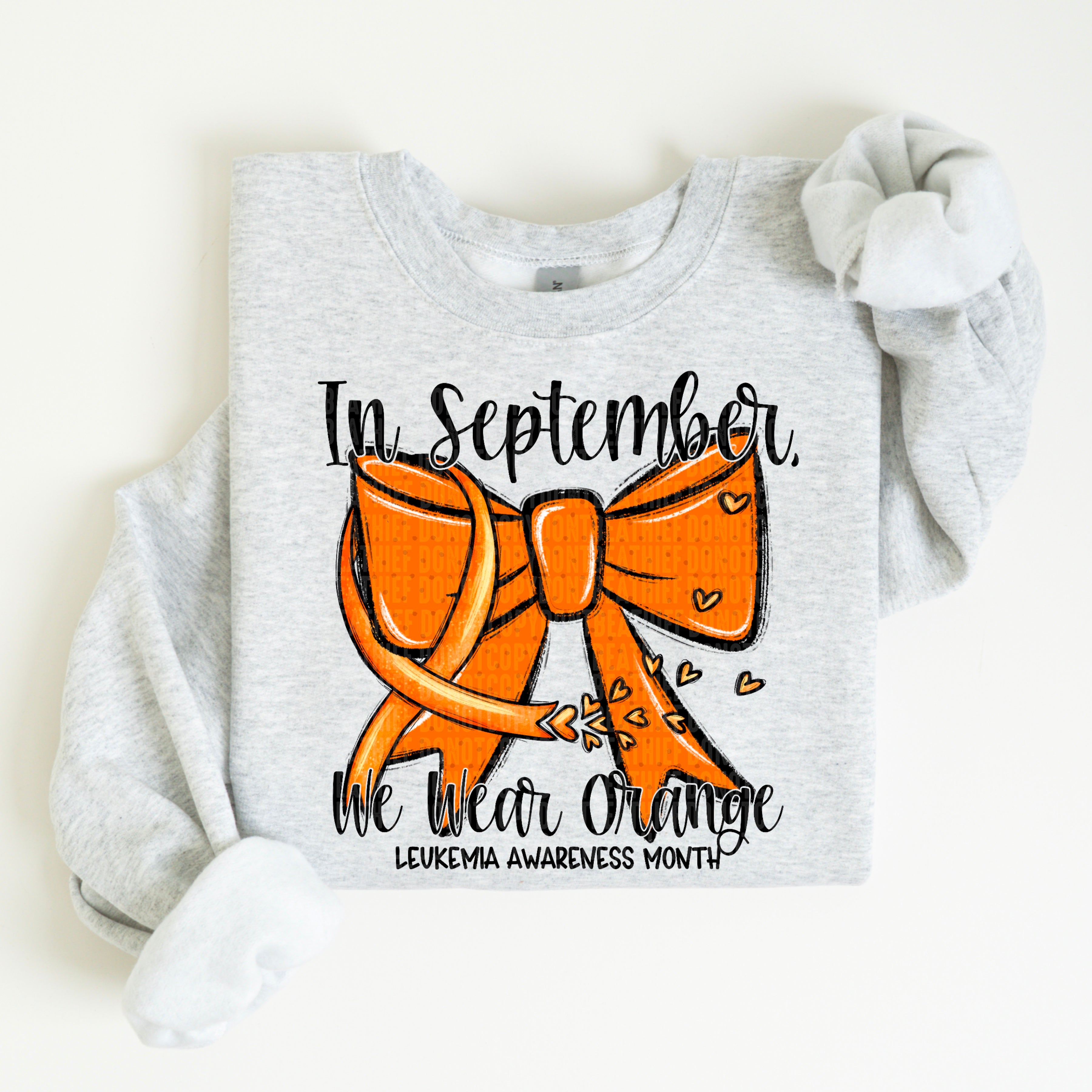 In September We Wear Orange Lukemia Awareness TRANSFER SDD – Sassy ...