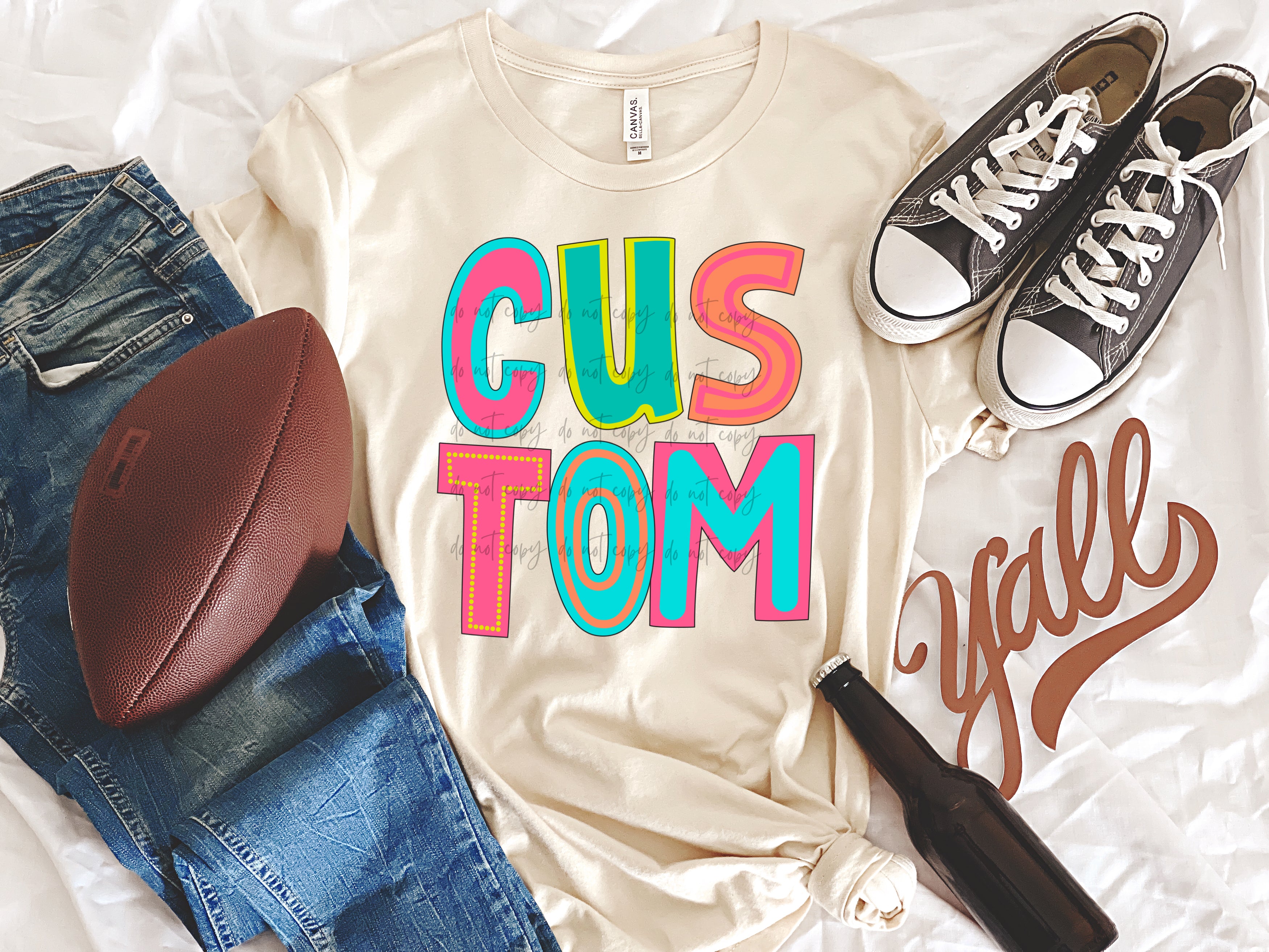 Bright Stitched Custom MASCOTS TRANSFER – Sassy Sublimation & Screen Prints