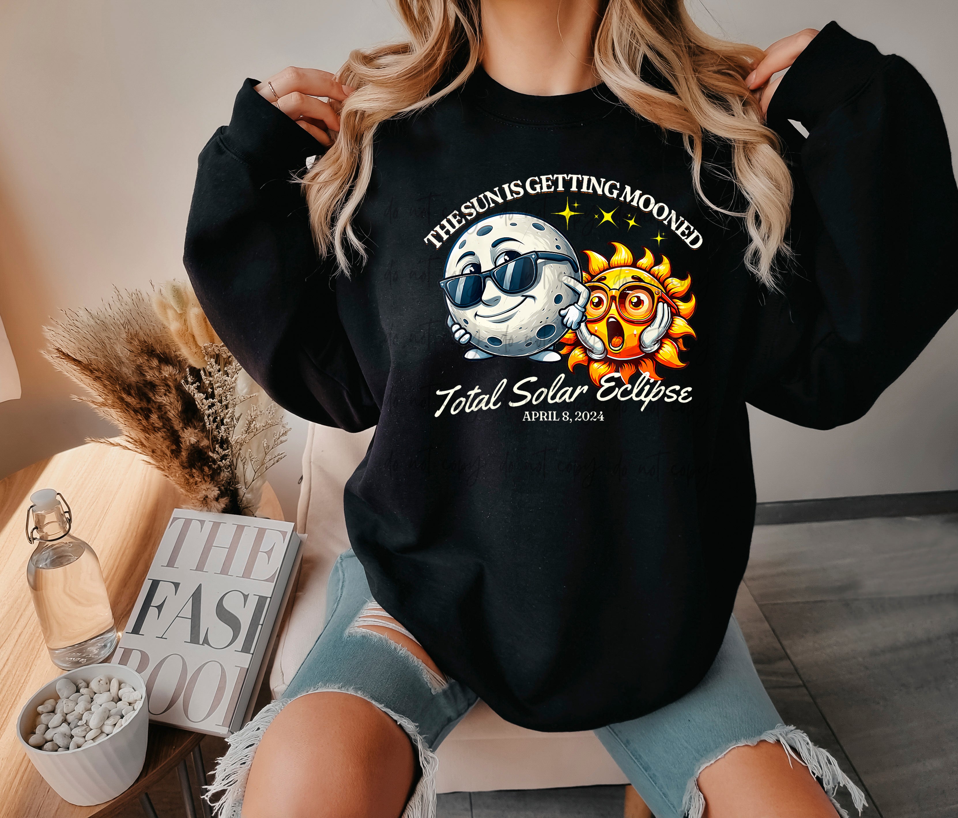 The Sun Is Getting Mooned Eclipse TRANSFER – Sassy Sublimation & Screen ...