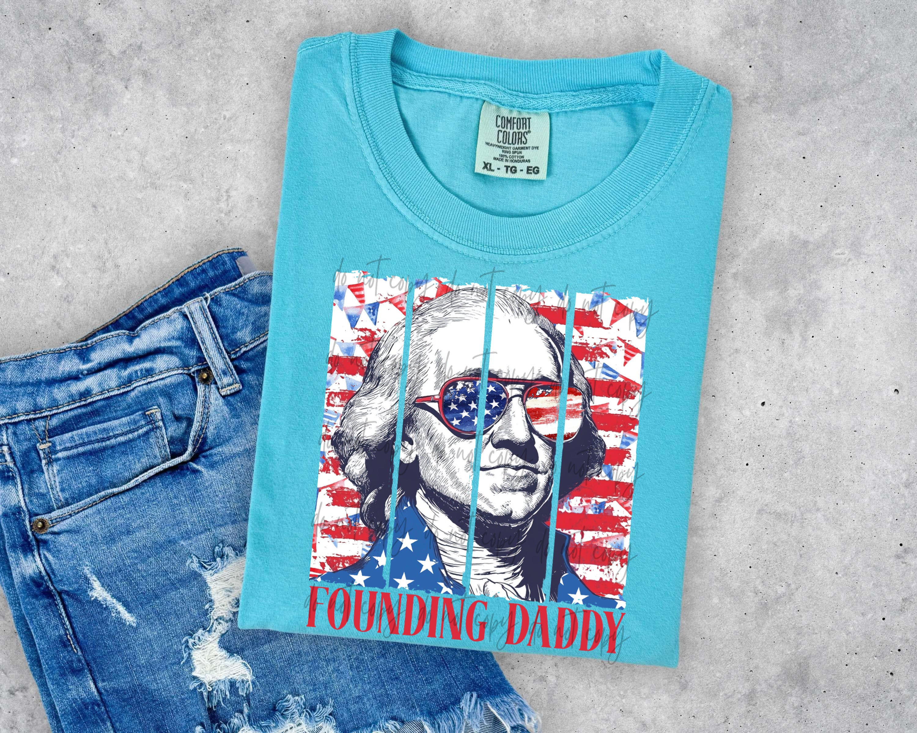 Founding Daddy TRANSFER – Sassy Sublimation & Screen Prints