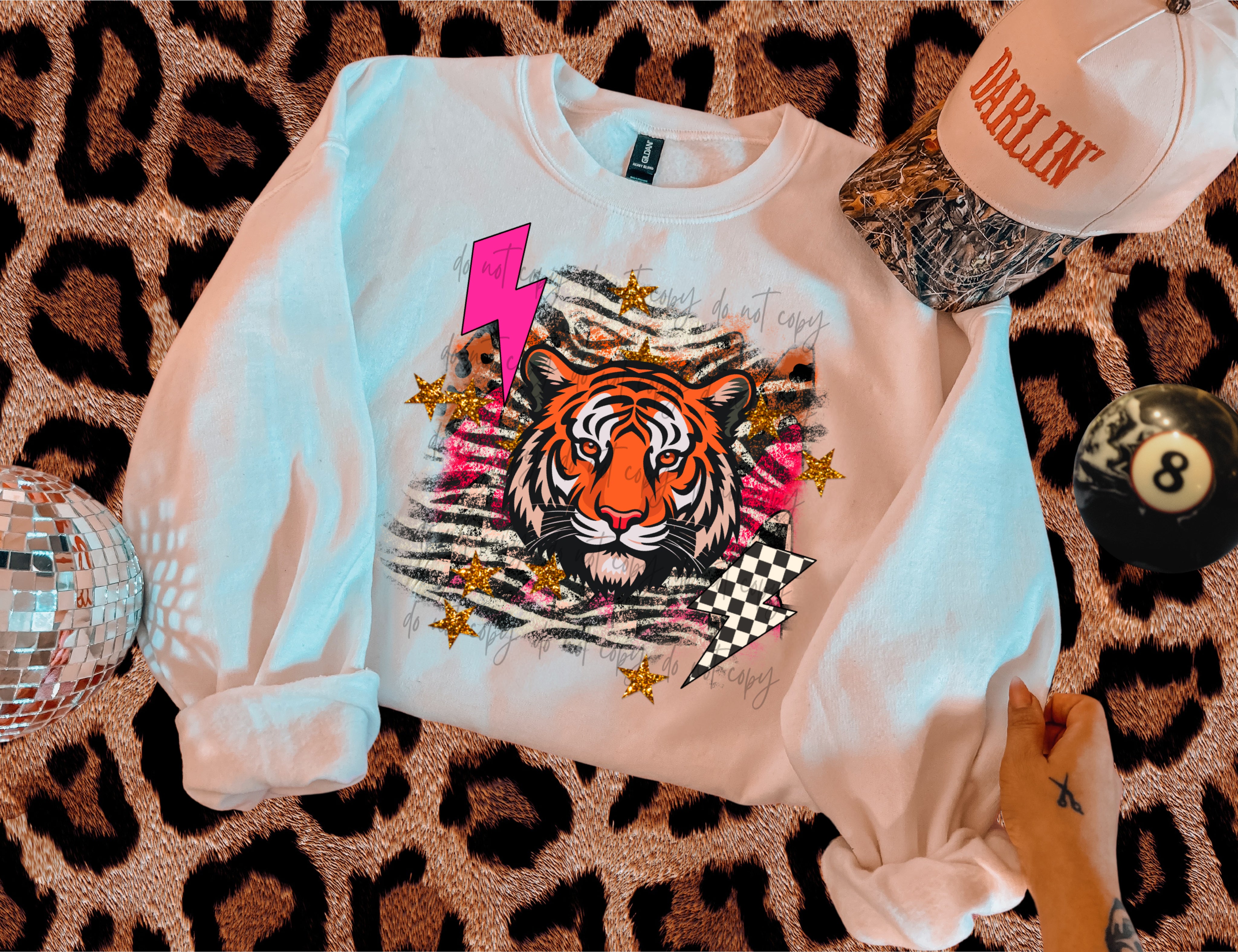 Tiger Bolts TRANSFER BBDC FEB 25 – Sassy Sublimation & Screen Prints