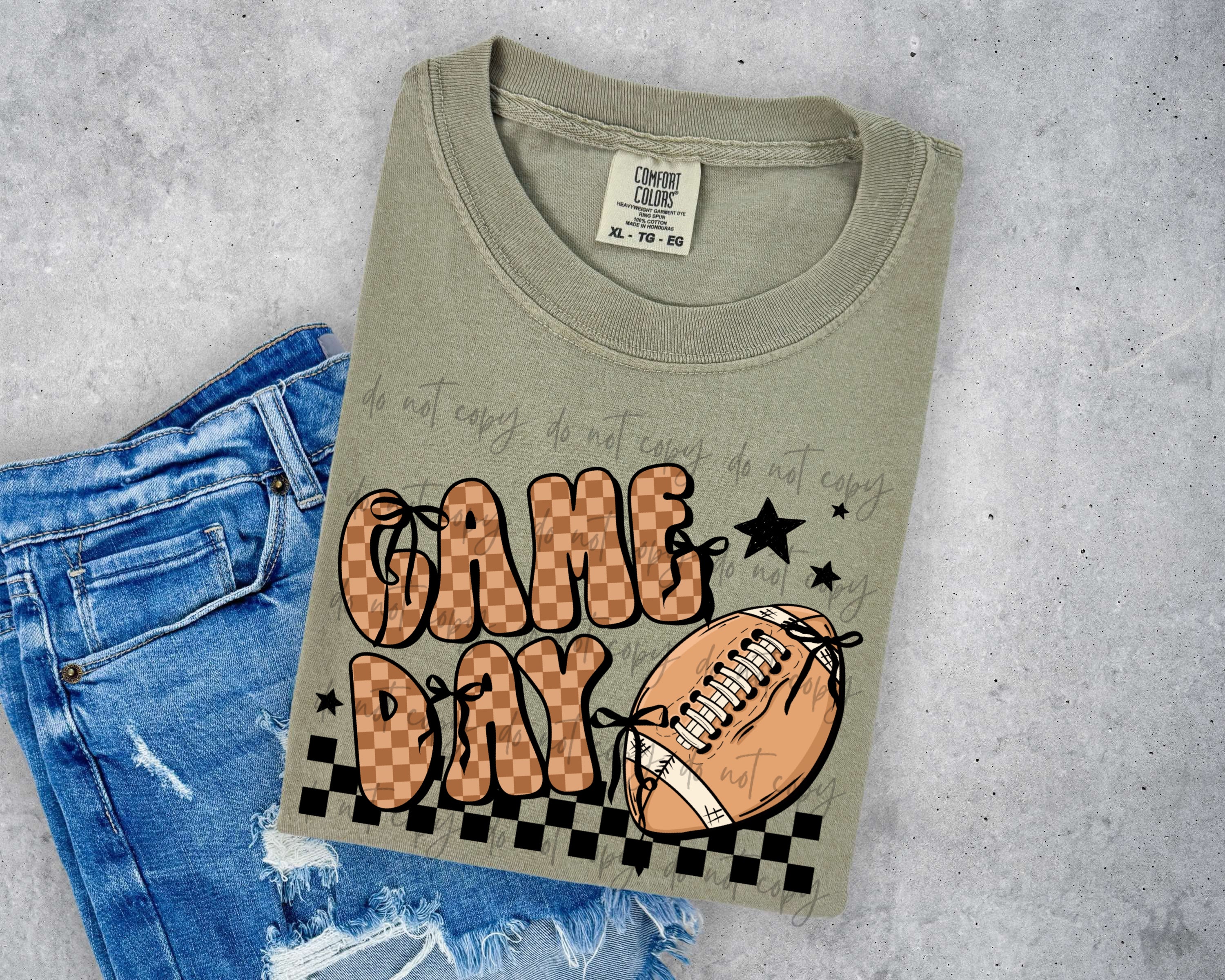 Game Day Checker Football TRANSFER SCAR JULY 25 – Sassy Sublimation ...