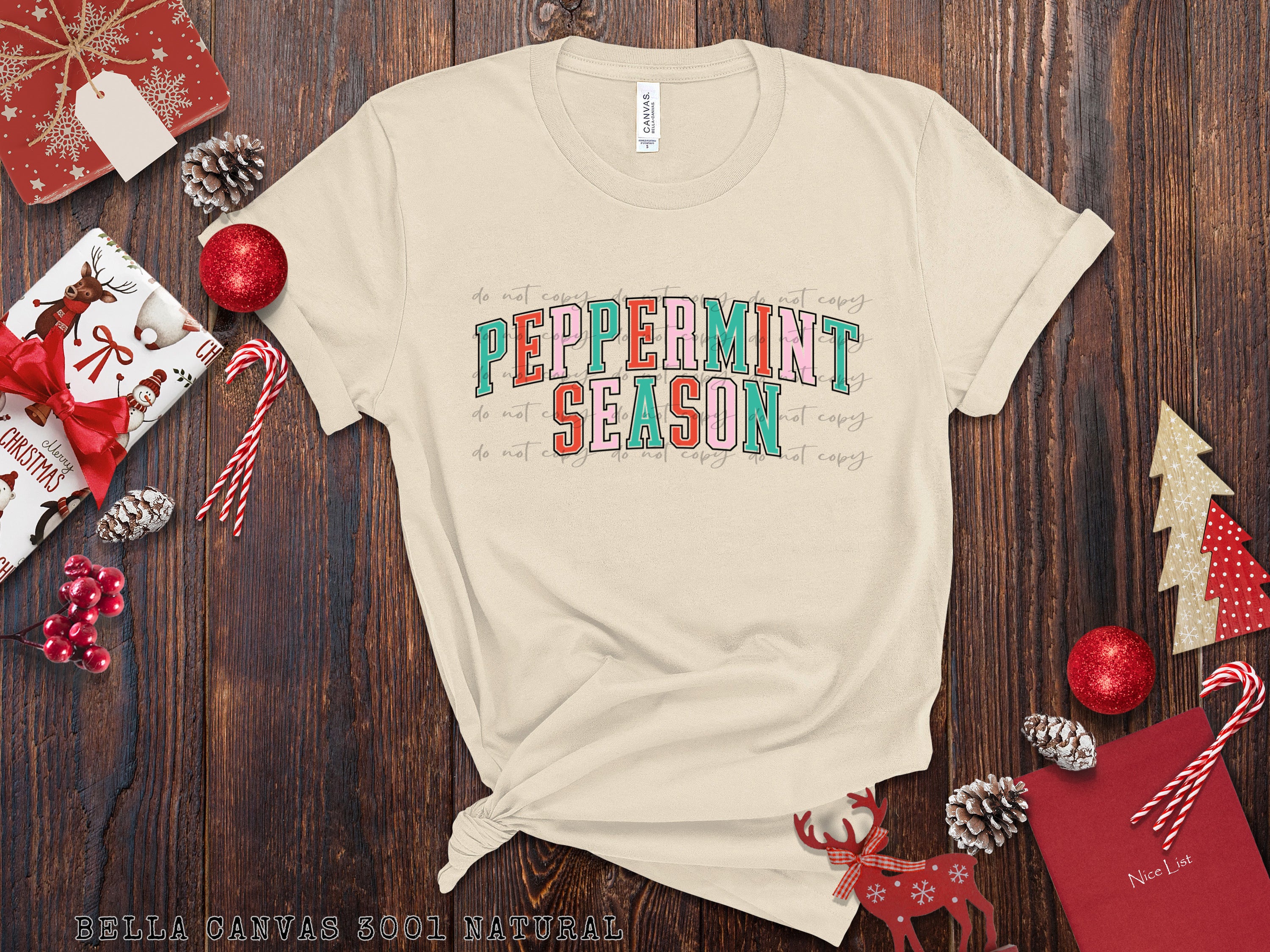 Peppermint Season TRANSFER – Sassy Sublimation & Screen Prints