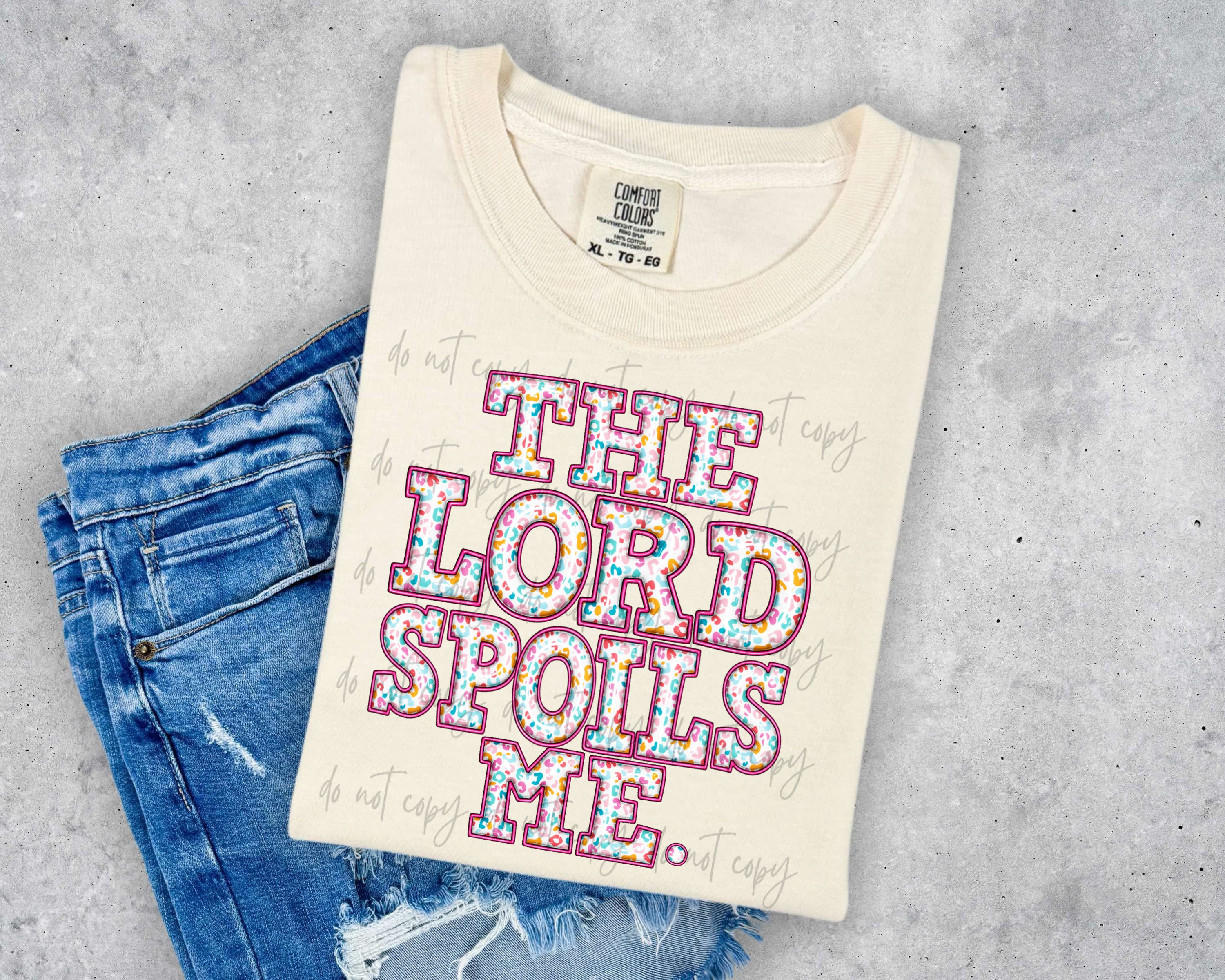 The Lord Spoils Me TRANSFER JBD JAN/FEB 25 – Sassy Sublimation & Screen ...