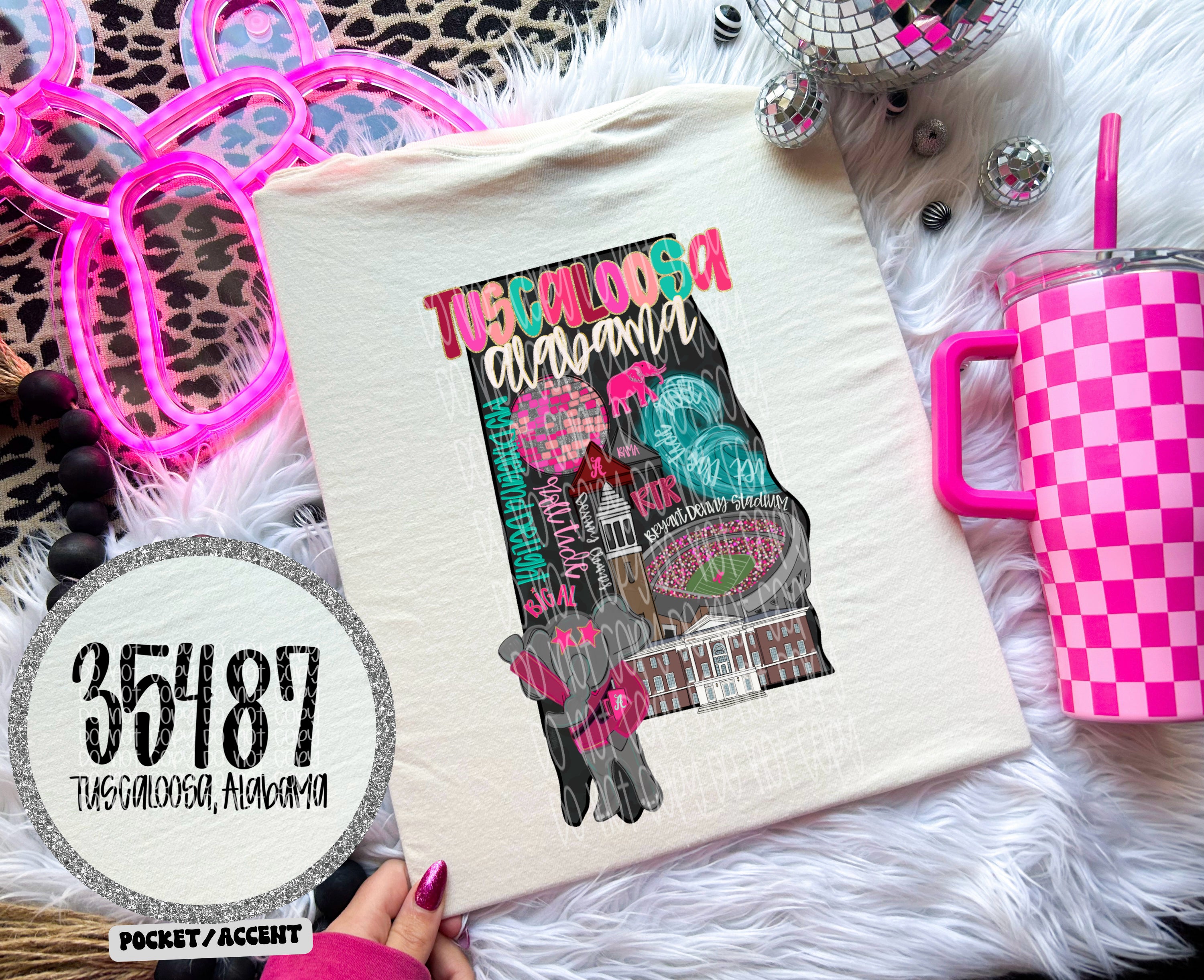 Alabama Neutral State With Pocket TRANSFER AJD – Sassy Sublimation ...