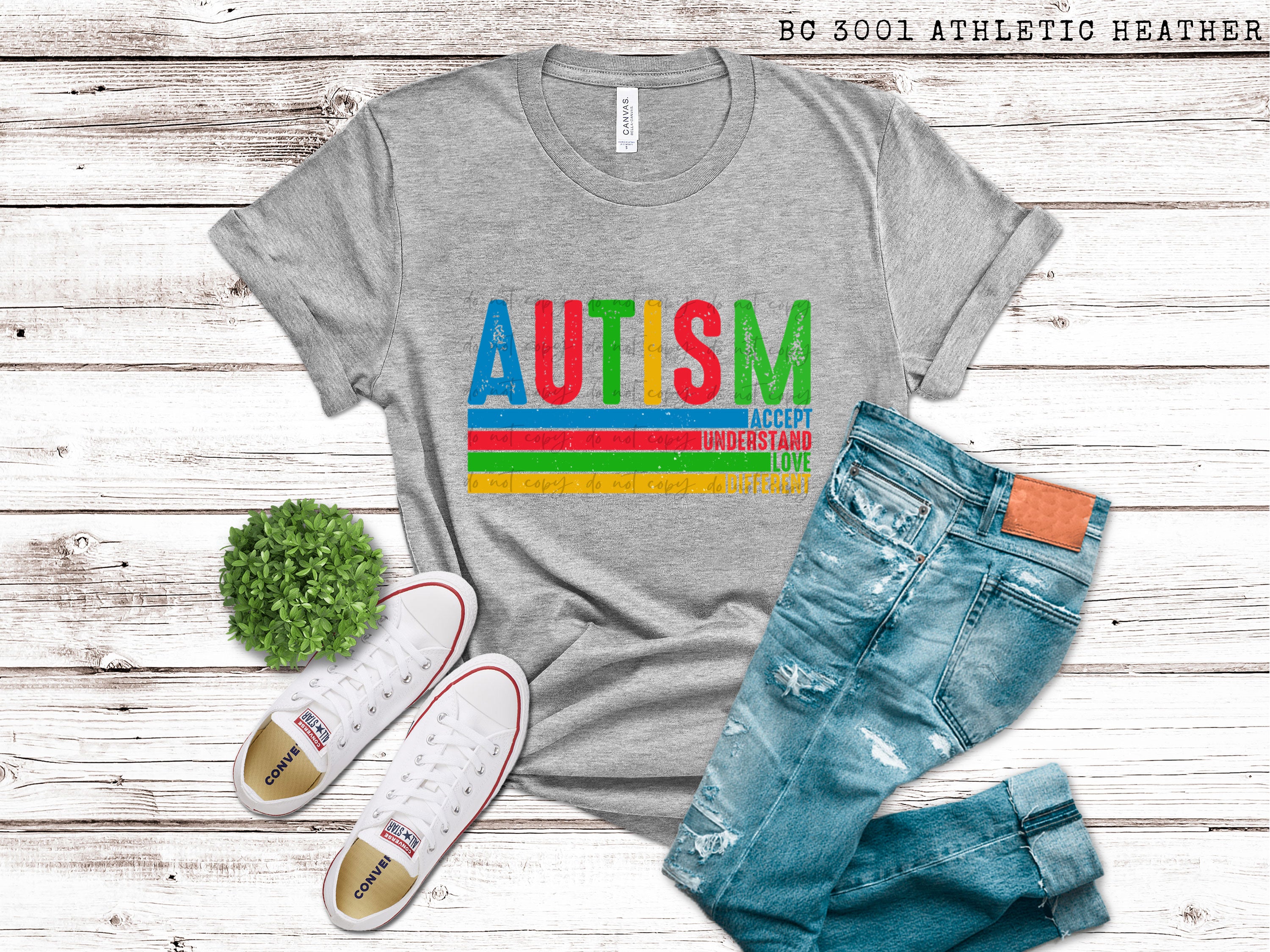 Autism Distressed TRANSFER – Sassy Sublimation & Screen Prints