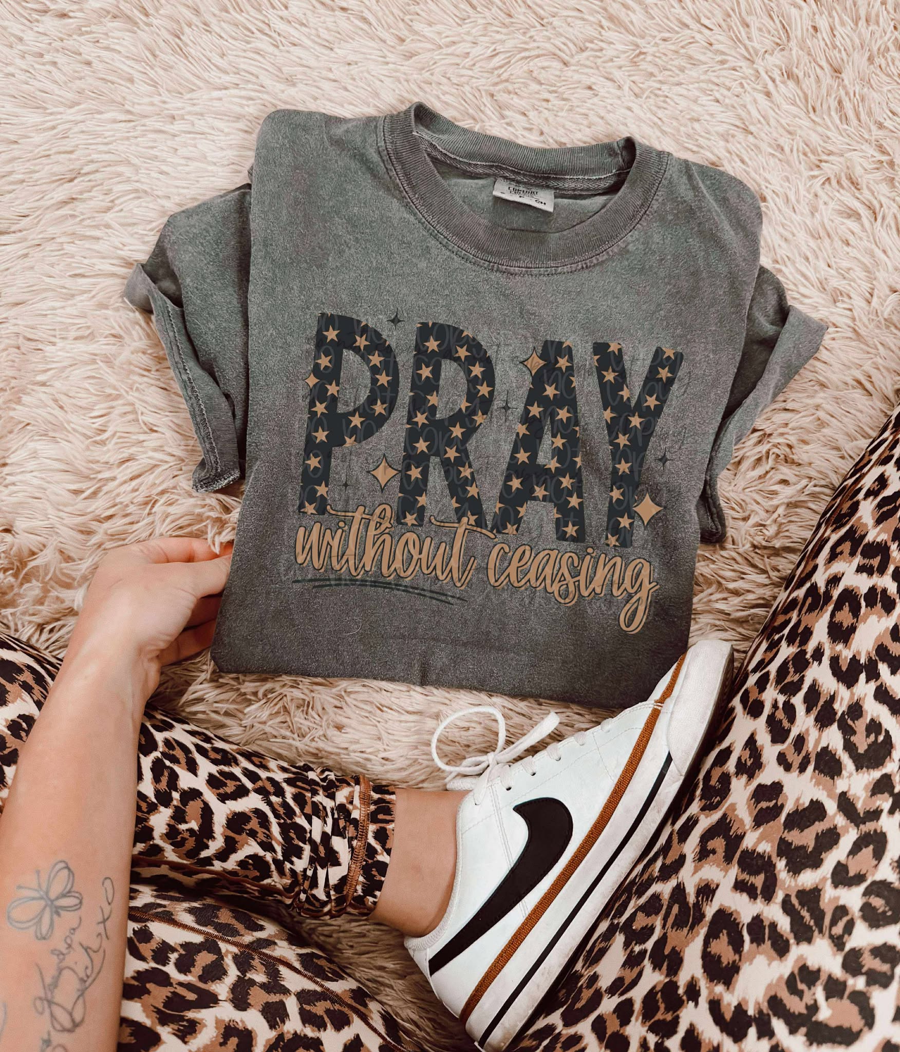 Pray Without Ceasing TRANSFER SCAR 25 – Sassy Sublimation & Screen Prints