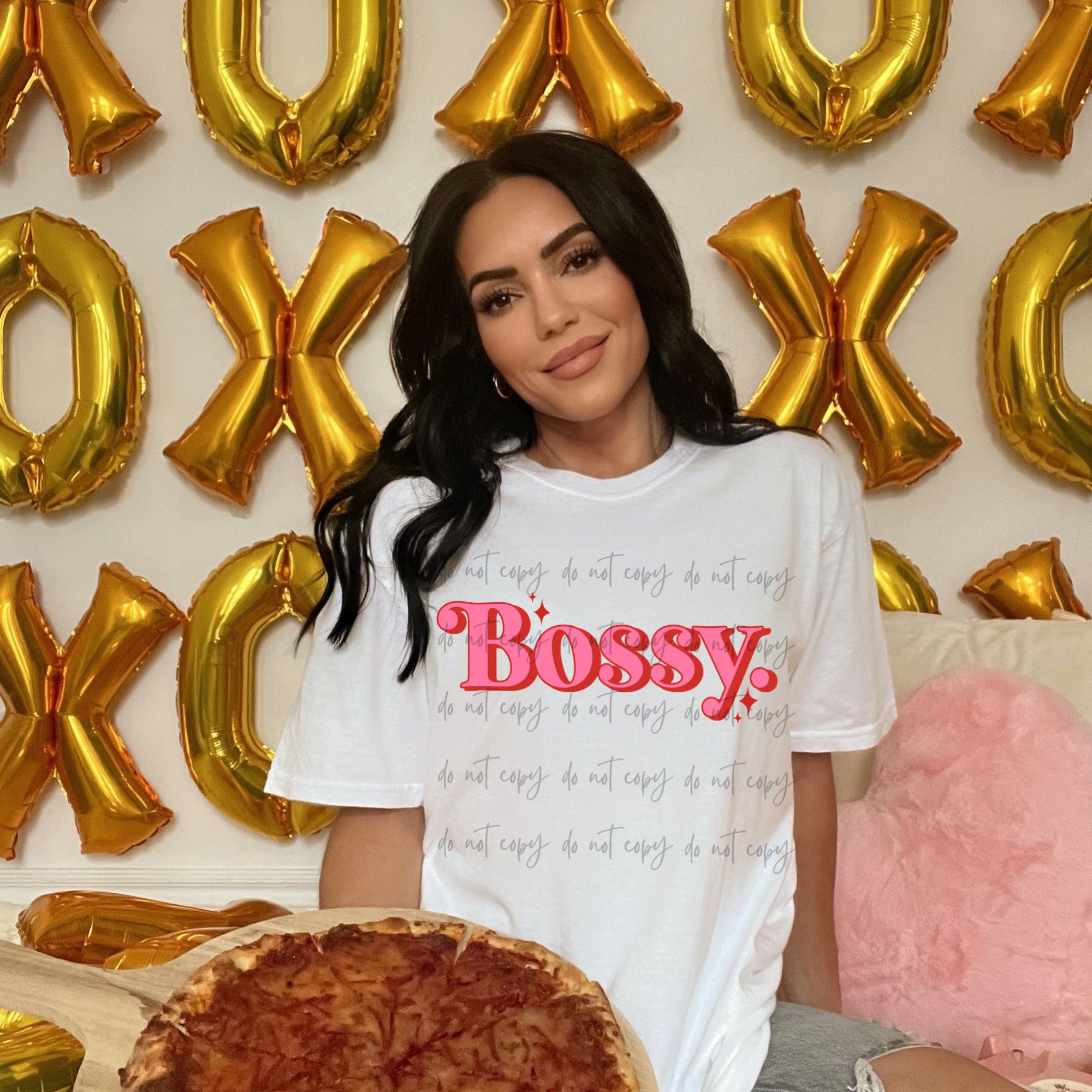 Bossy Pink Retro TRANSFER – Sassy Sublimation & Screen Prints