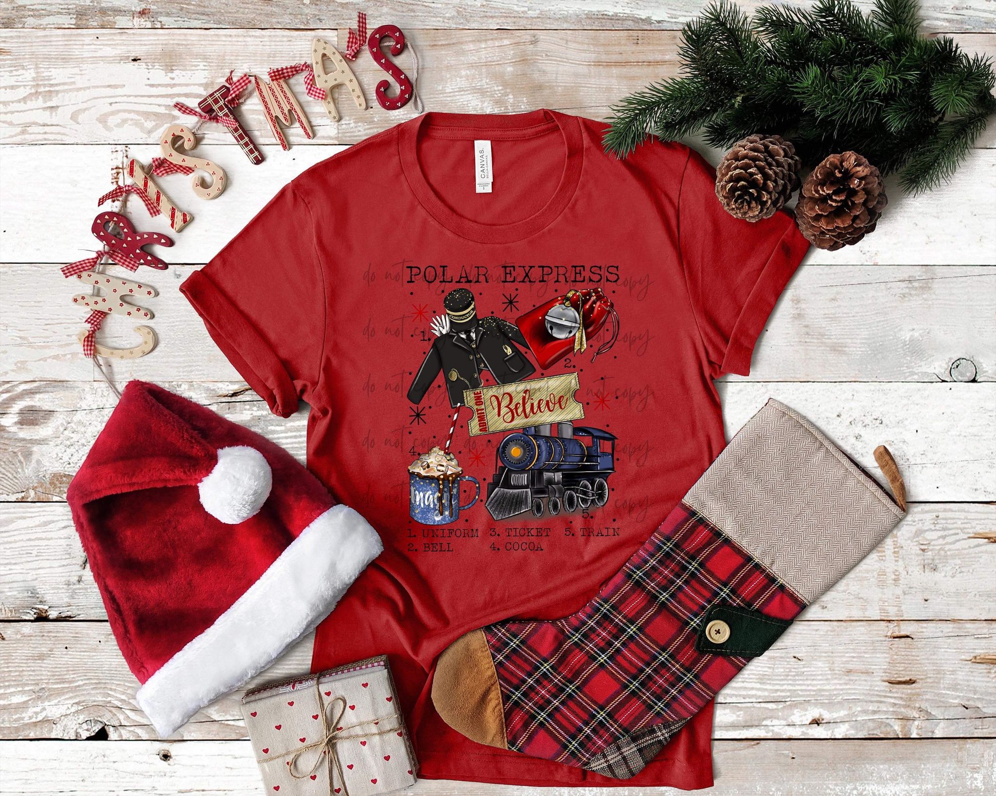 Polar Express TRANSFER – Sassy Sublimation & Screen Prints
