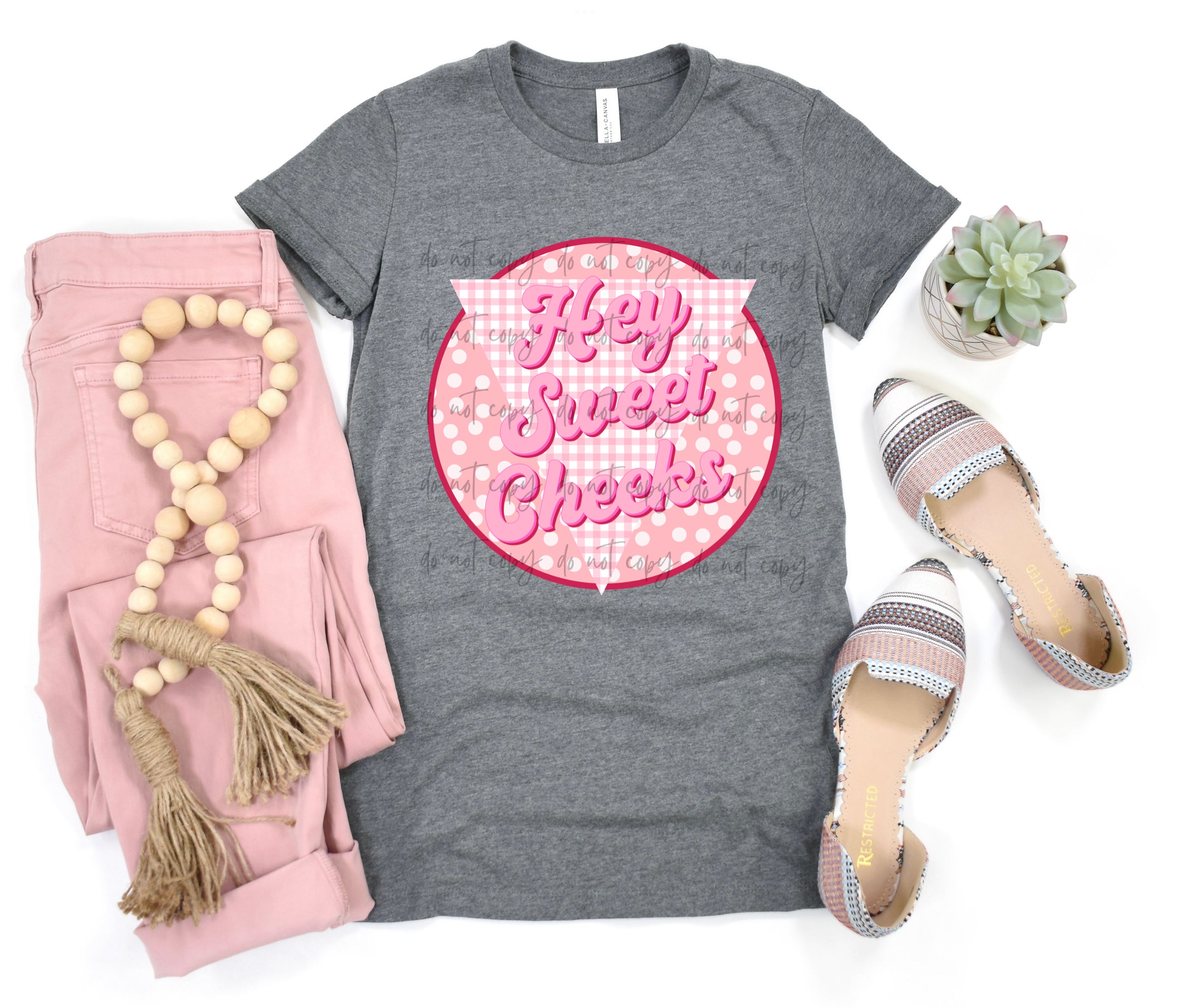 Hey Sweet Cheeks TRANSFER – Sassy Sublimation & Screen Prints