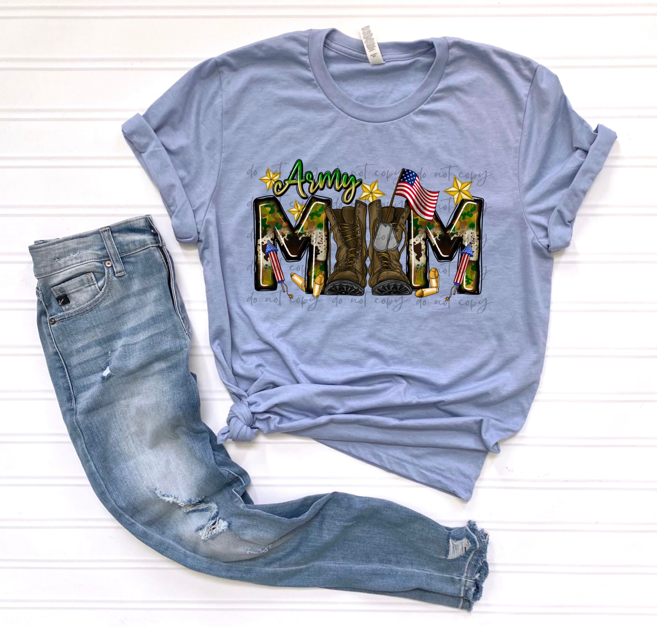Army Mom Boots TRANSFER – Sassy Sublimation & Screen Prints