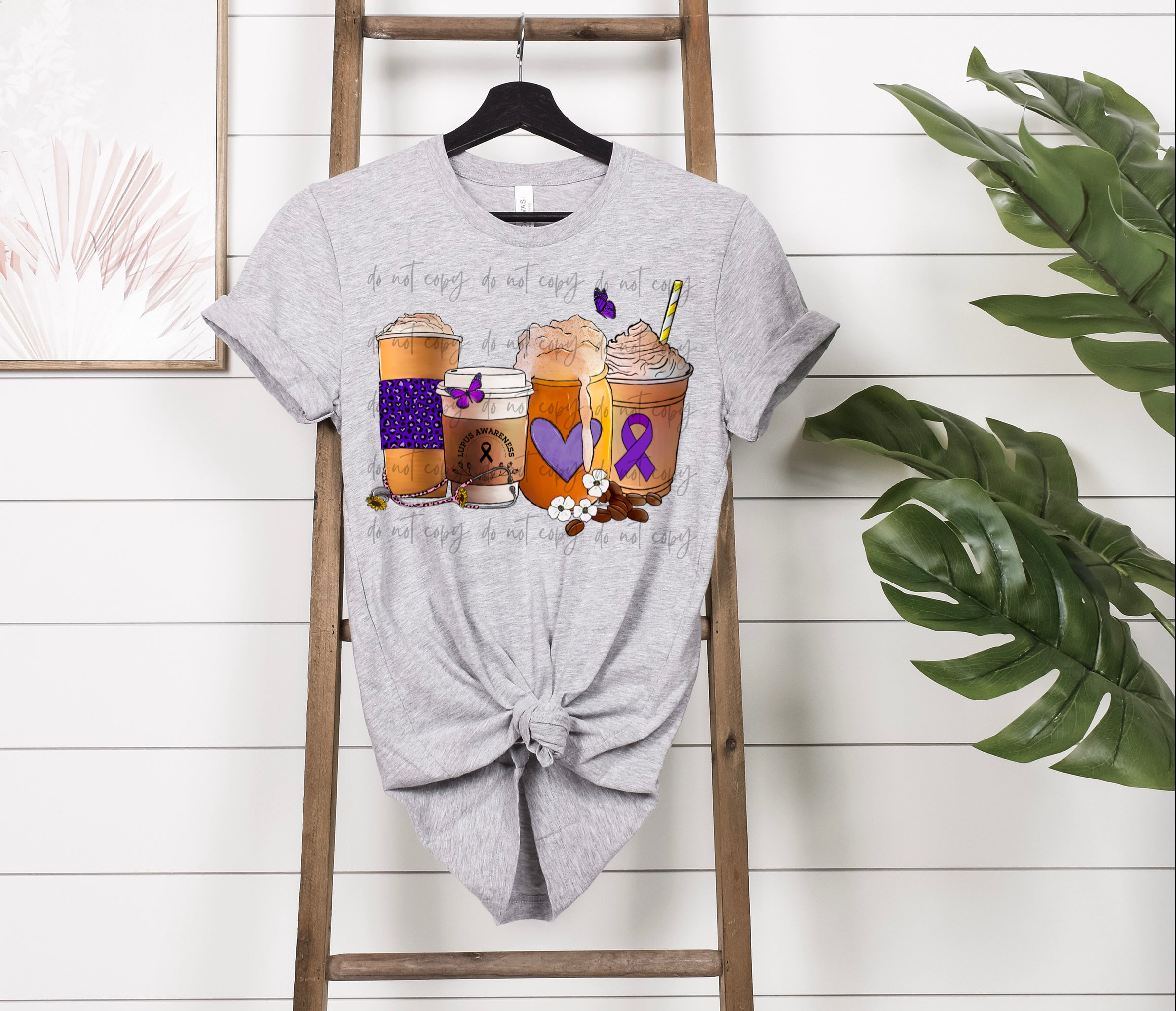 Lupus Awareness Coffee TRANSFER – Sassy Sublimation & Screen Prints