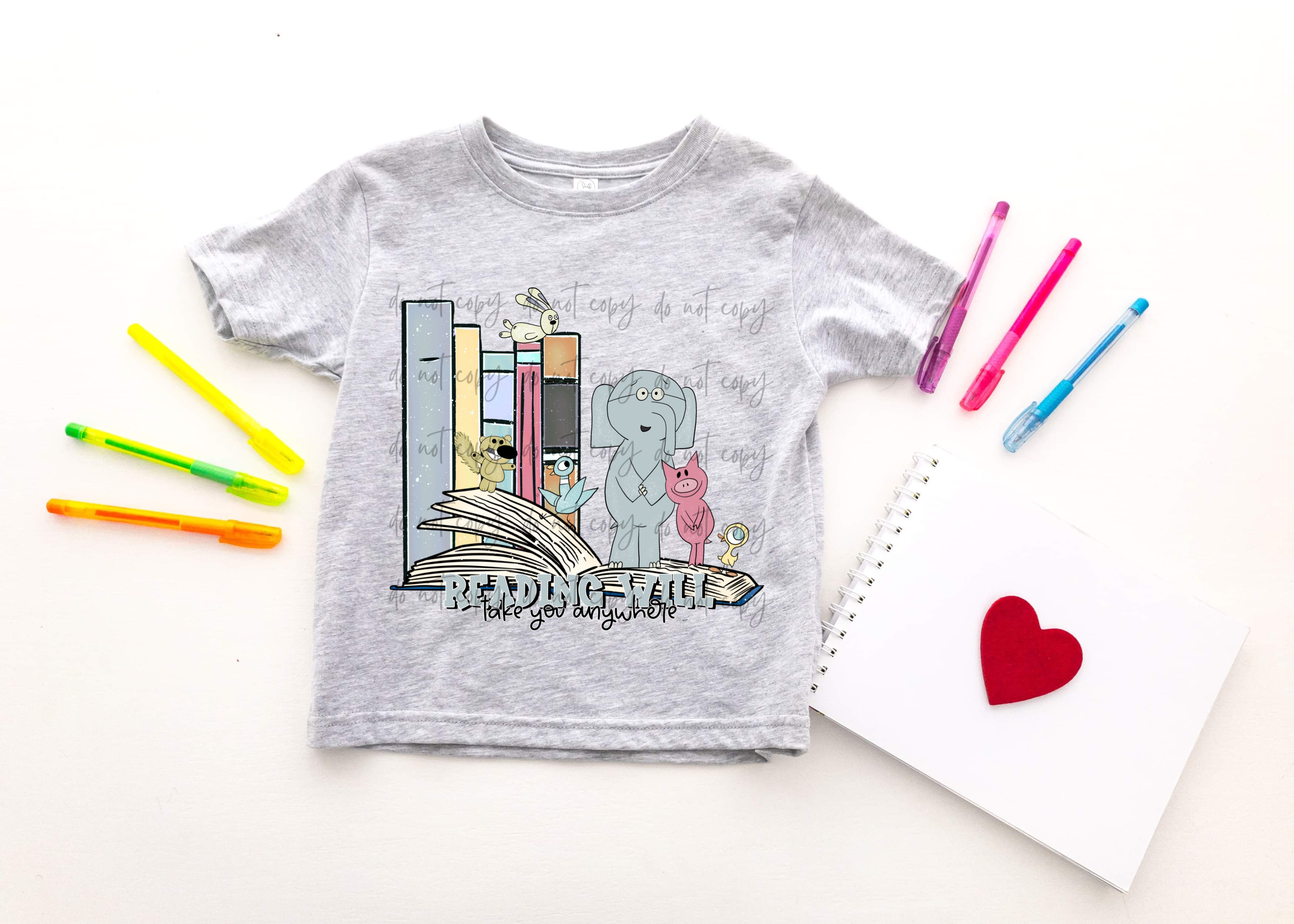 Reading Will Take You Anywhere Pigeon TRANSFER – Sassy Sublimation ...