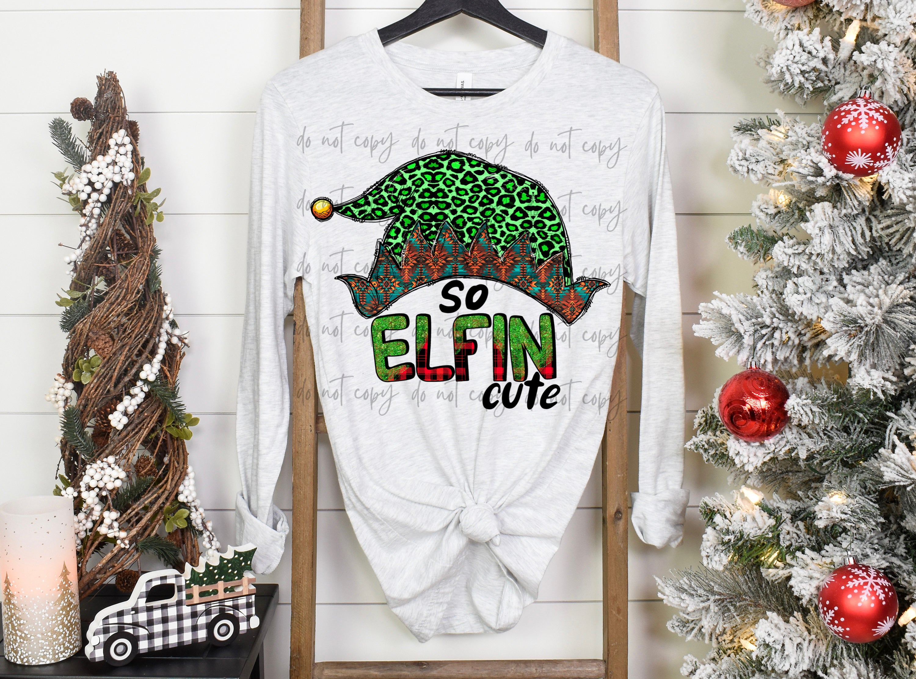 So Elfin Cute TRANSFER – Sassy Sublimation & Screen Prints
