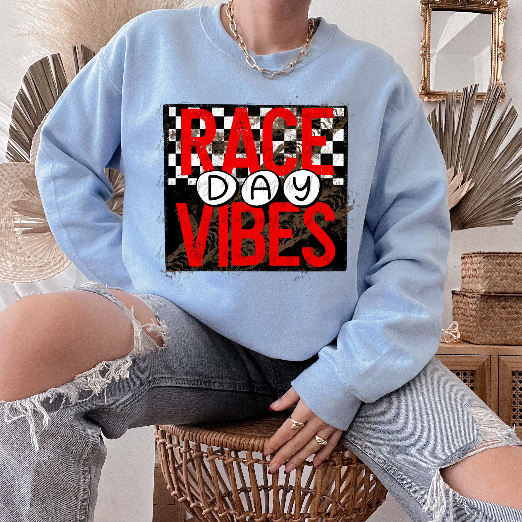 Race Day Vibes TRANSFER – Sassy Sublimation & Screen Prints
