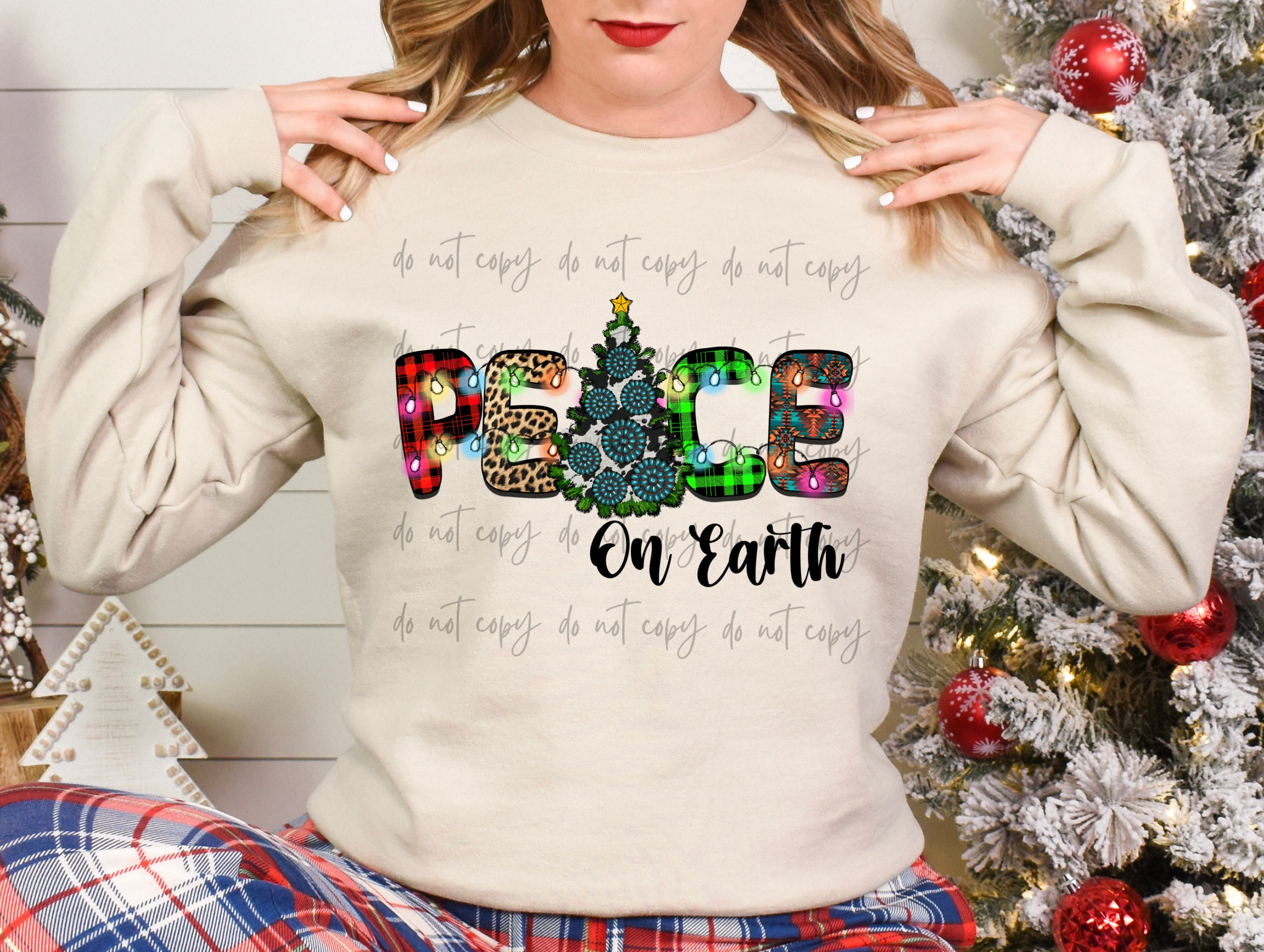 Peace On Earth TRANSFER – Sassy Sublimation & Screen Prints
