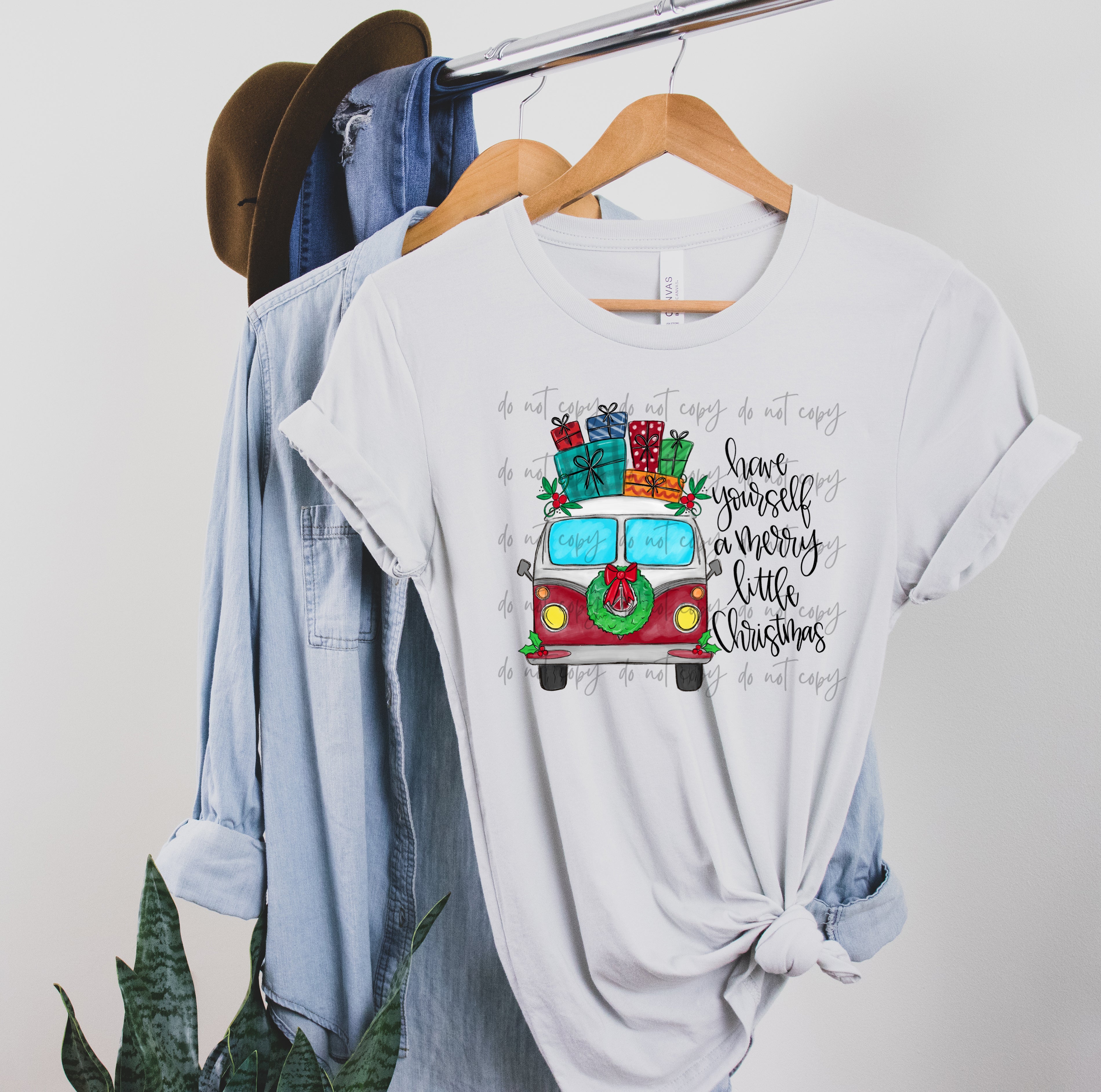 Christmas Van TRANSFER – Sassy Sublimation & Screen Prints