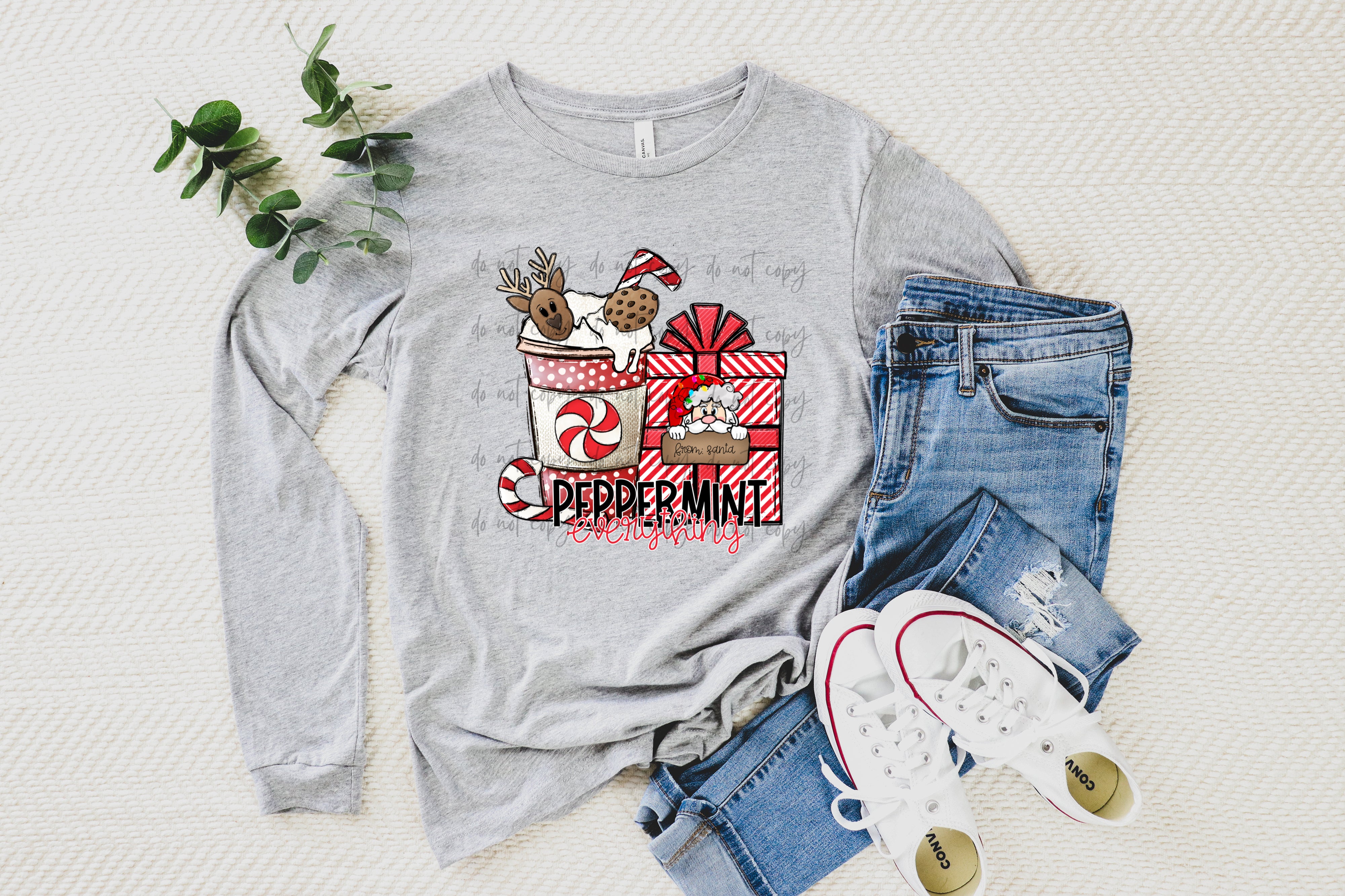 Peppermint Everything TRANSFER – Sassy Sublimation & Screen Prints