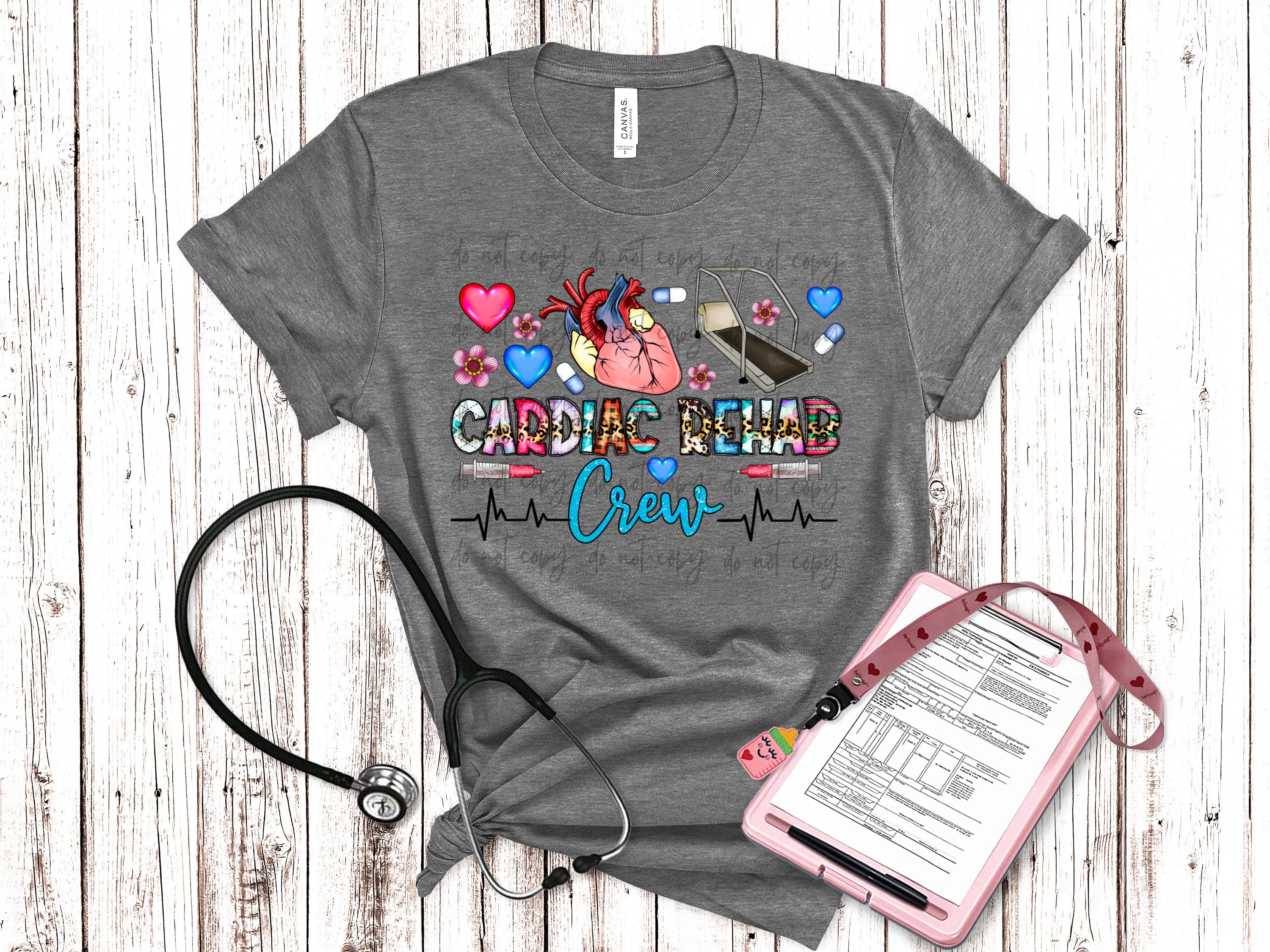 Cardiac Rehab Crew TRANSFER – Sassy Sublimation & Screen Prints