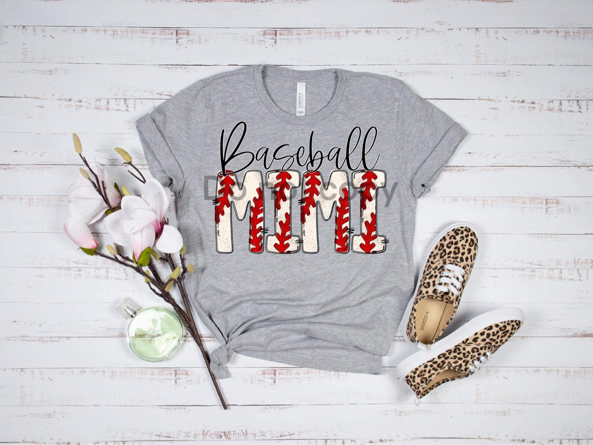 Baseball MIMI TRANSFER – Sassy Sublimation & Screen Prints