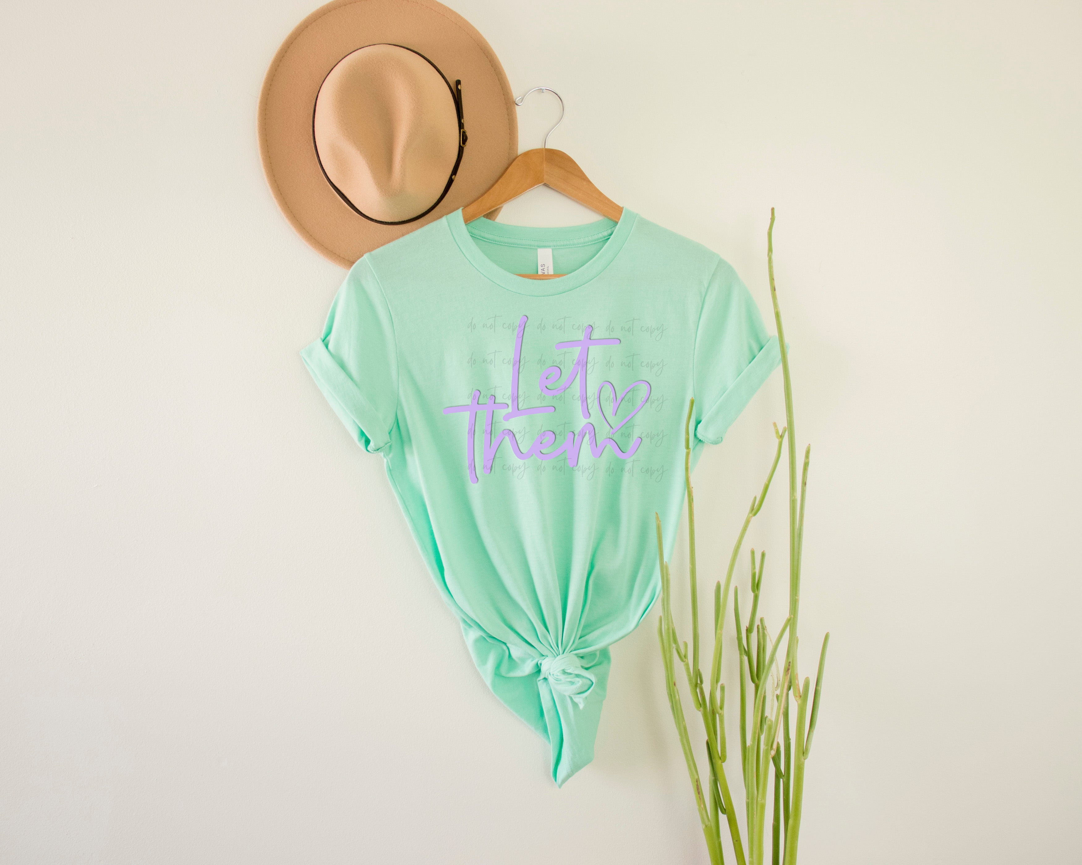 Let Them Lavender PUFF SCREEN – Sassy Sublimation & Screen Prints