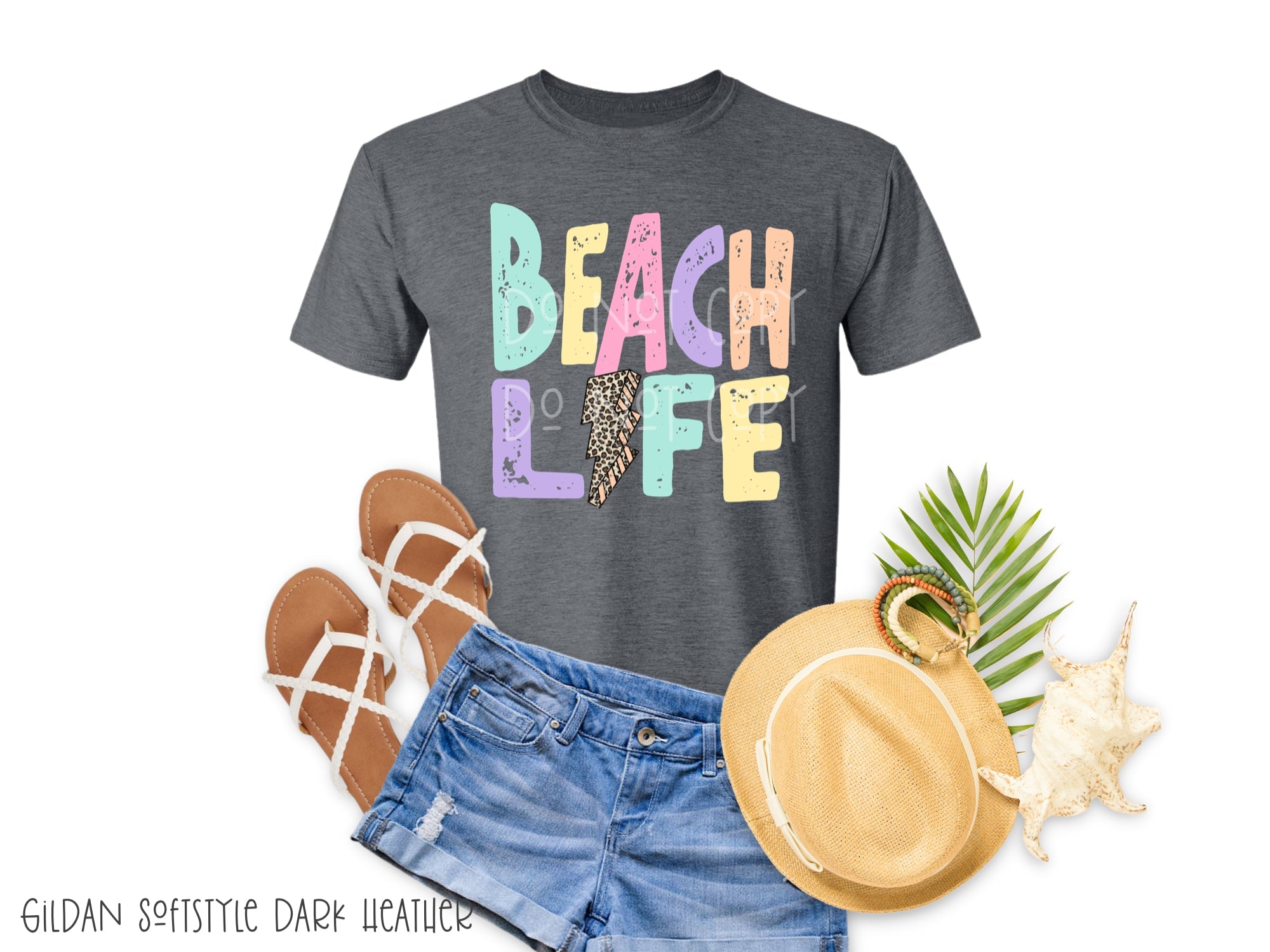 Beach Life TRANSFER – Sassy Sublimation & Screen Prints